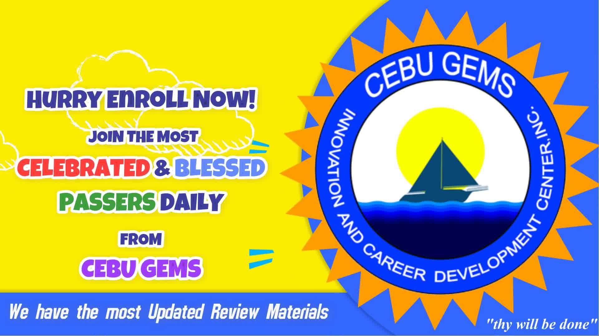 Information Cebu Gems - Reviewer